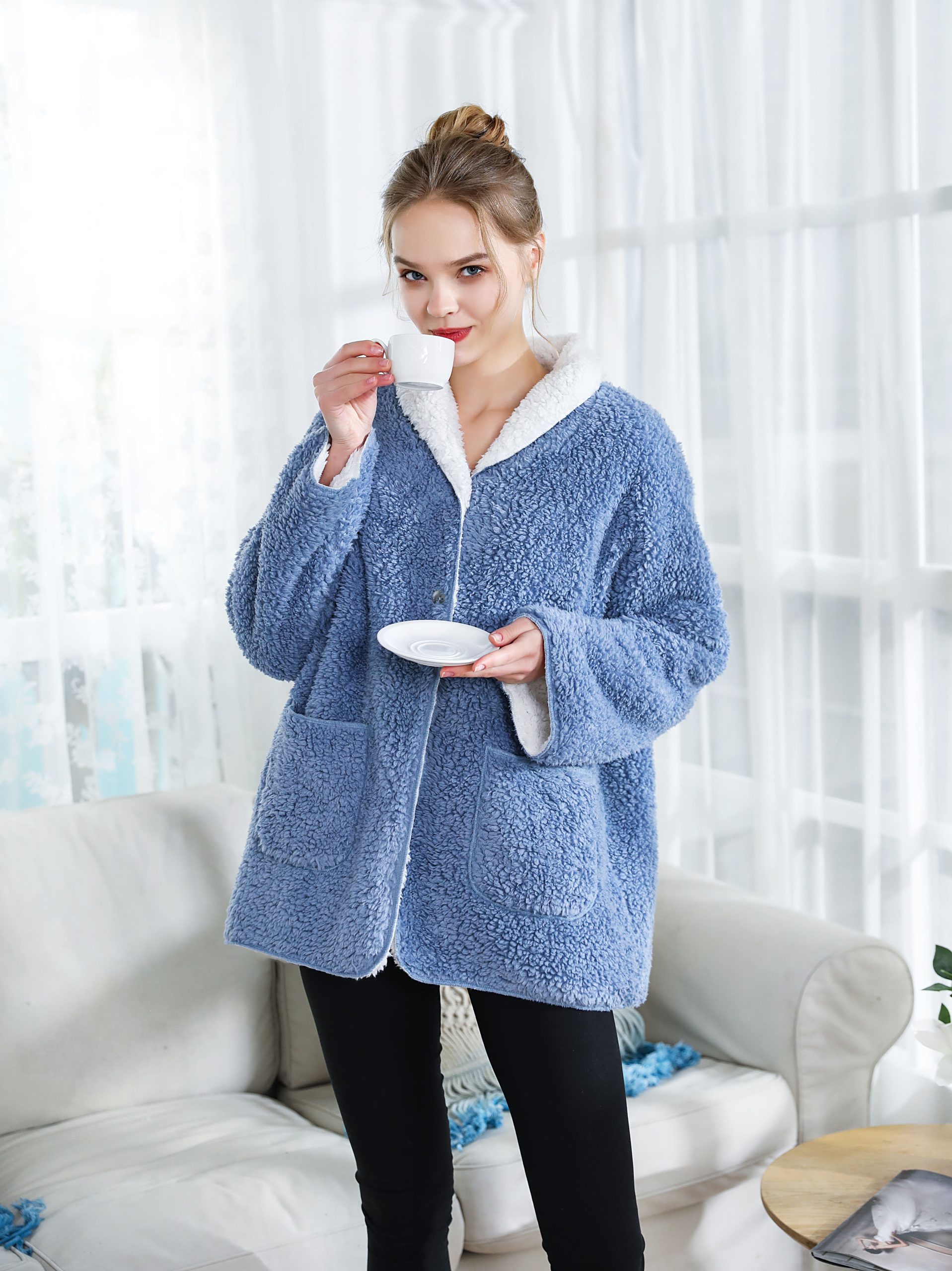 Luxe Rib Modal Soft Touch Robe – KHMK